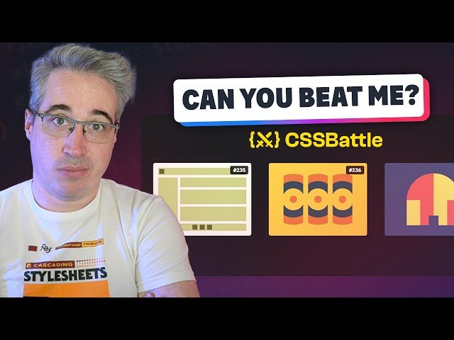 Free Video: Front-End Developer Takes on a CSS Battle from Kevin Powell ...