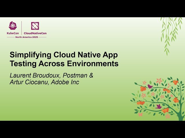 Free Video: Simplifying Cloud Native App Testing Across Environments ...
