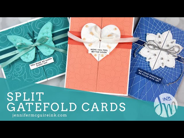 Free Video: Split Gatefold Cards - Creating Rainbow Closure Pop-Up ...