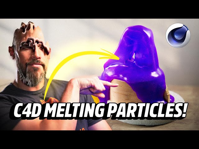 Free Video: Creating Melting Effects with Cinema 4D Particle Systems ...