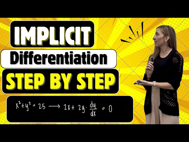 Free Video: Implicit Differentiation Demystified - Calculus 1 - The ...