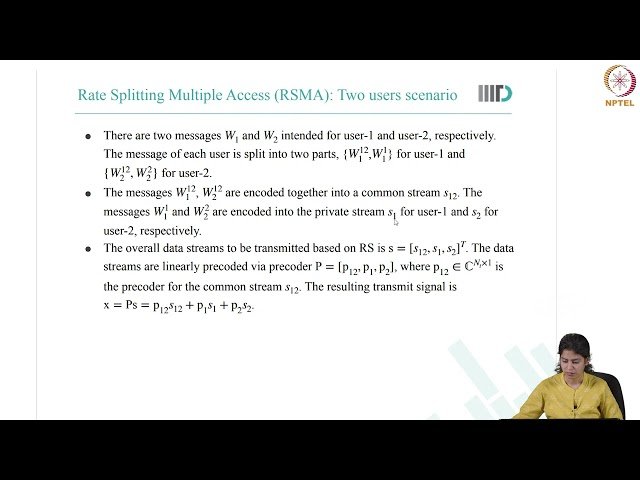 Free Video: Rate Splitting Multiple Access Tutorial from NPTEL-NOC IITM | Class Central