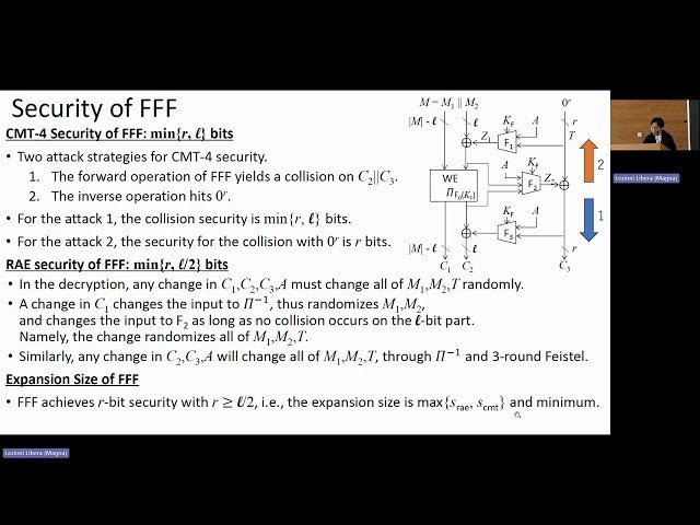 Free Video: Authenticated Encryption - Talk 2/3 from TheIACR | Class Central