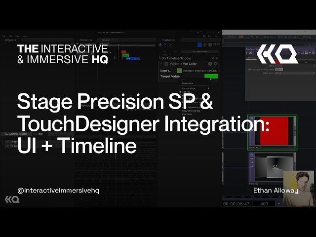 Free Video: Stage Precision SP and TouchDesigner Integration - UI and Timeline from The ...