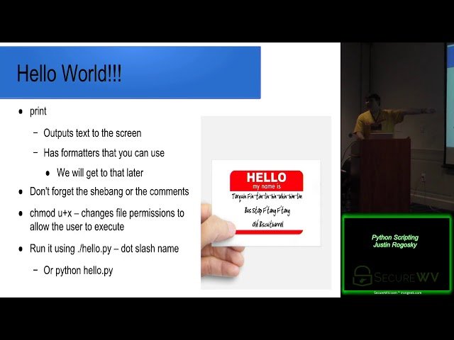 Conference Talks Talk Python Scripting From Youtube Class Central 3091