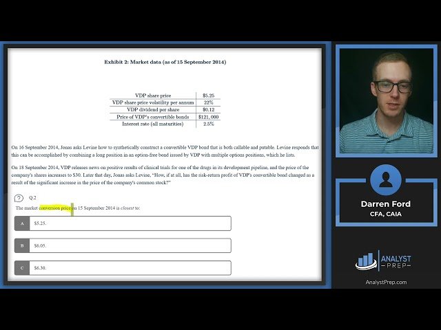 Free Video: Mock Exam 2 - Session 2 - Case 5 - CFA Level II Exam Preparation from AnalystPrep ...