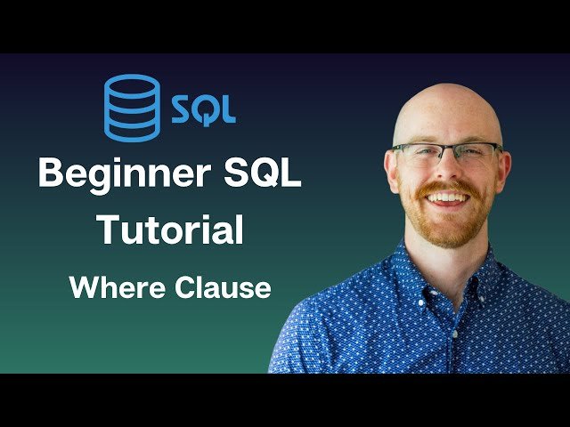 Free Video: Using the WHERE Clause in MySQL - Beginner Tutorial from Alex the Analyst | Class ...