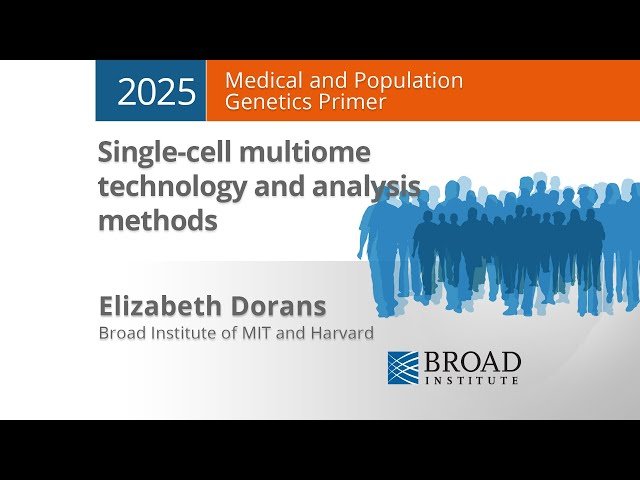 Free Video: Single-cell Multiome Technology and Analysis Methods from ...