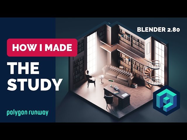 Free Video: The Study in Blender - 3D Modeling and Texturing Process from Polygon Runway | Class ...