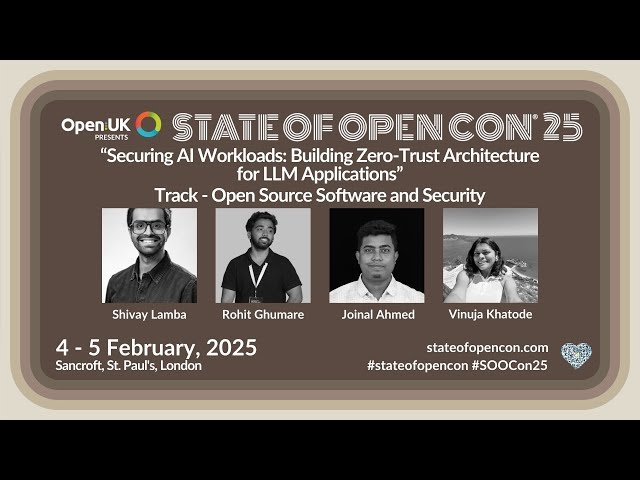 Free Video: Securing AI Workloads - Building Zero-Trust Architecture for LLM Applications from ...