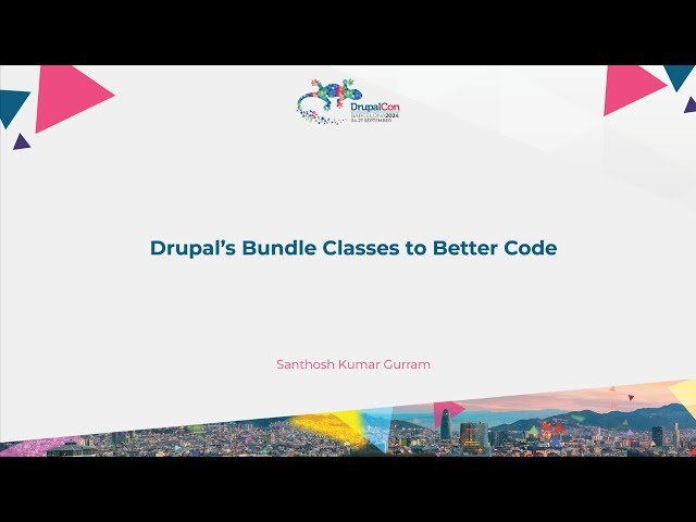 Free Video: Drupal Bundle Classes - Improving Code Organization and ...