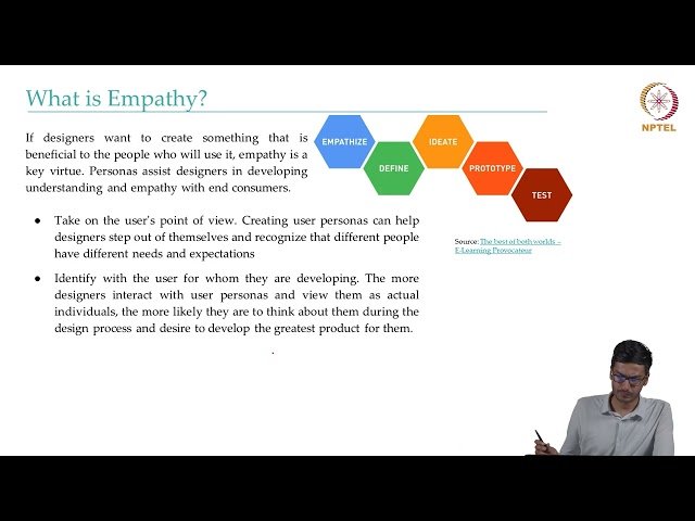 Free Video: User-Centered Design - Understanding User Perspective and Empathy Mapping from NPTEL ...