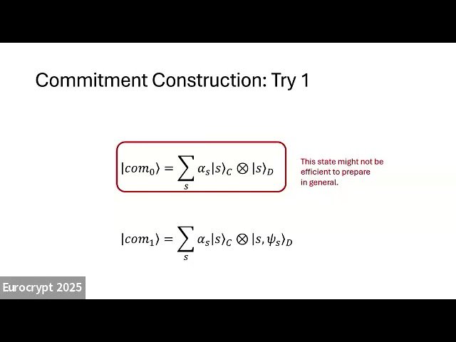 Free Video: Quantum Cryptography Session 2 from TheIACR | Class Central