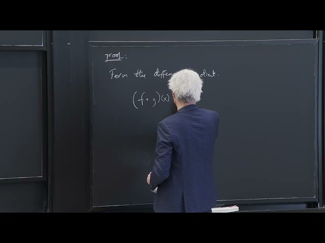 Free Video: Derivatives - Laws for Differentiation - Lecture 15 from ...