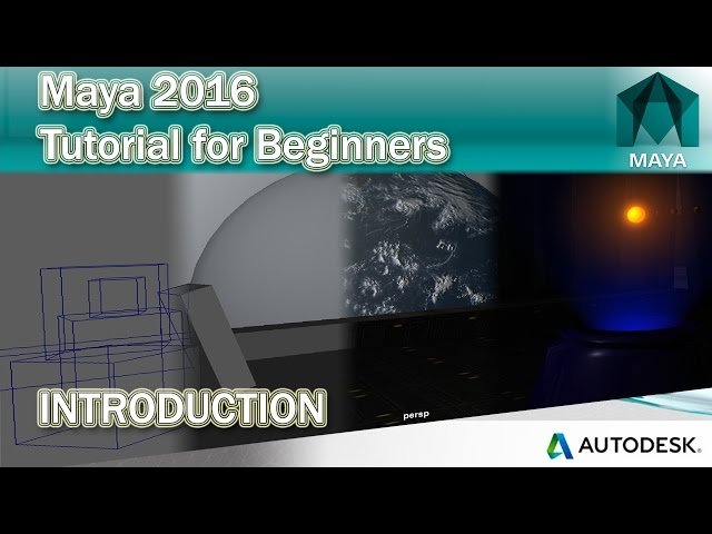 Free Video: Learn Maya 2016 - Complete Beginner Tutorial for 3D Modeling, Texturing, and ...