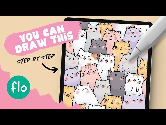 Free Video: Draw These Cute Cats in Procreate from Art with Flo | Class ...