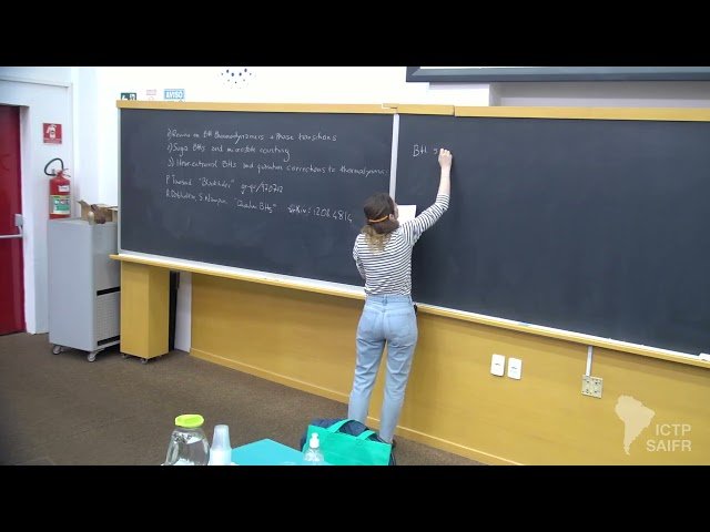 Free Video: Black Holes and Quantum Gravity - Class 1 from ICTP-SAIFR | Class Central