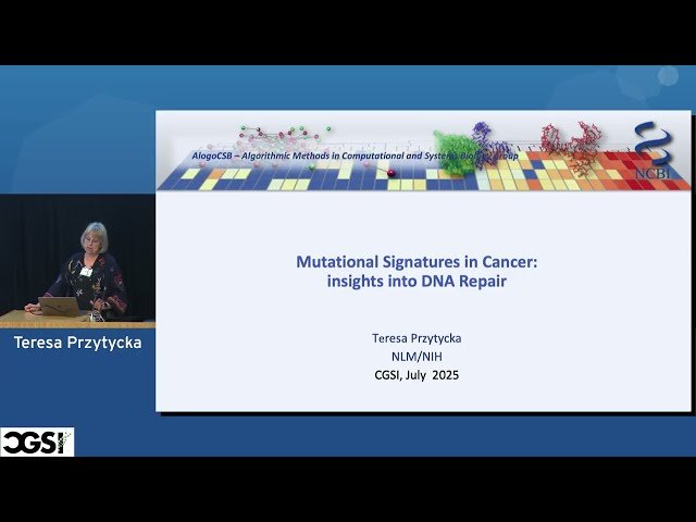 Free Video: Mutational Signatures in Cancer - Interplay of DNA Damage and Repair from ...