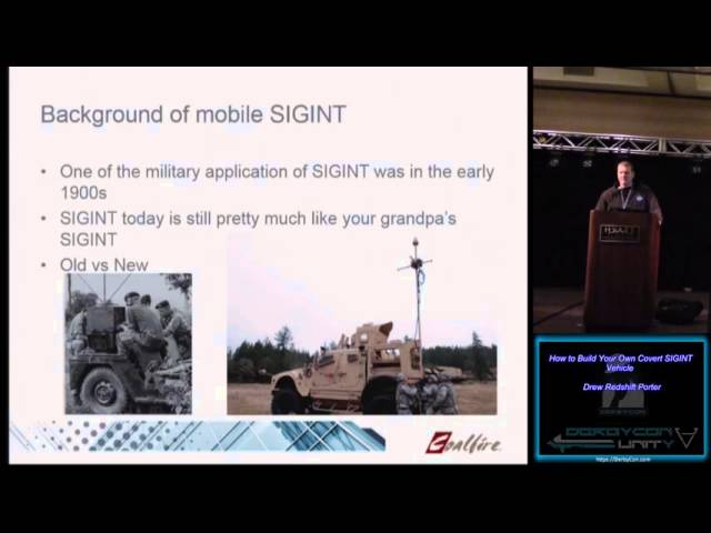 Conference Talks Talk: How to Build Your Own Covert SIGINT Vehicle from ...