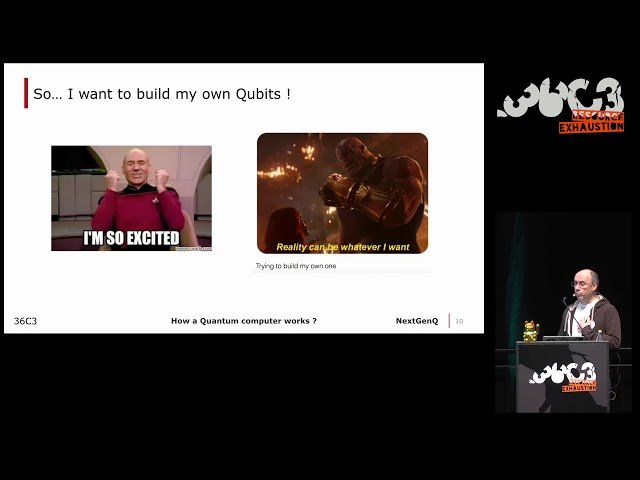 Conference Talks Talk: Build Your Own Quantum Computer at Home - Hacker Style from media.ccc.de ...