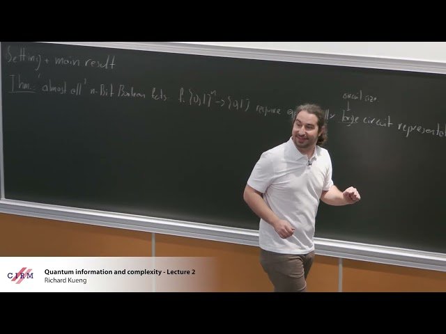 Free Video: Quantum Information and Complexity - Lecture 2 from Centre International de ...