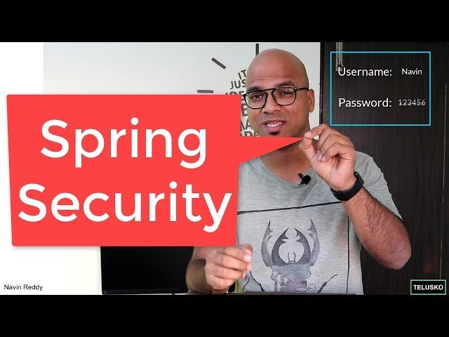 Free Video: Spring Boot Security from Telusko | Class Central