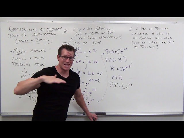 Free Video Applications With Separable Equations Differential