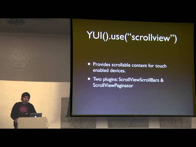 JSConf Talk: YUI Mobile from JSConf | Class Central
