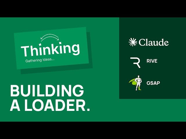 Free Video: Create an Animated Loader with Claude Code and Rive ...