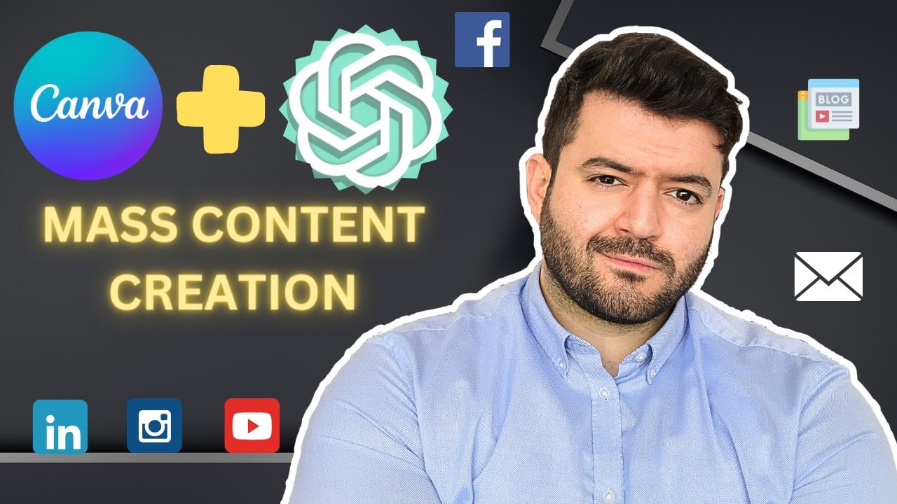 Online Course: ChatGPT & Canva for BULK Content Creation: TikTok, Reels, Shorts, Social Media ...