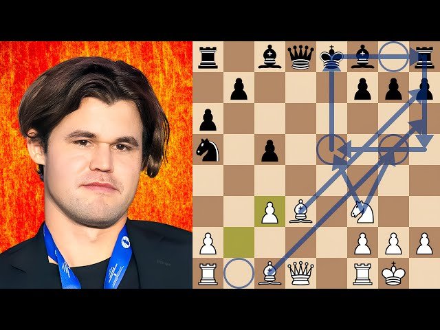Free Video: Queen's Gambit Chess Game: Lazavik Crushes Carlsen in 15 ...