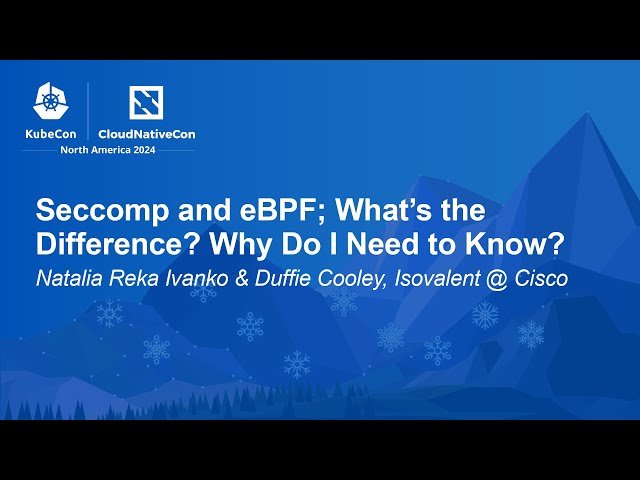 Free Video: Seccomp and eBPF: Understanding Container Security and Kernel Access Control from ...