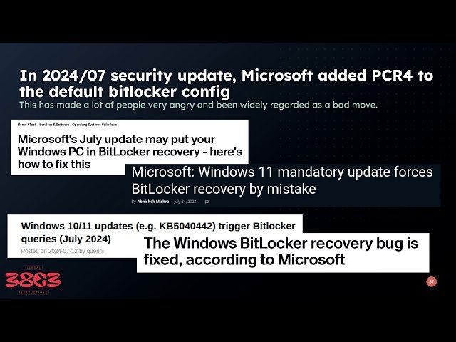 Free Video: Windows BitLocker Security Vulnerabilities and Exploit Demonstration from media.ccc ...