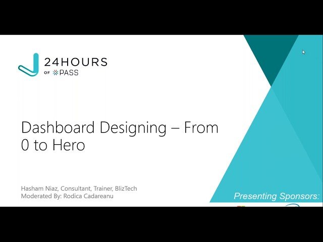 PASS Data Community Summit Talk: Dashboard Designing - From 0 to Hero ...