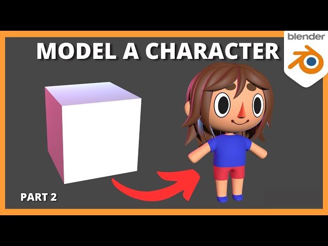 Free Video: Blender Tutorial - 3D Character Modeling for Beginners ...