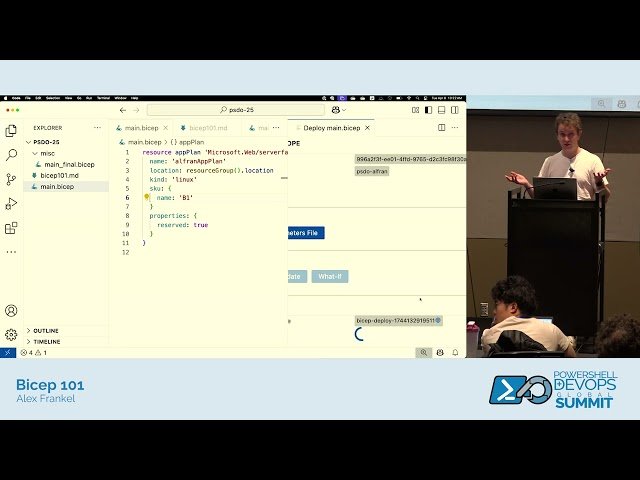 Free Video: Bicep 101 - Introduction to Azure Infrastructure Management from Confreaks | Class ...