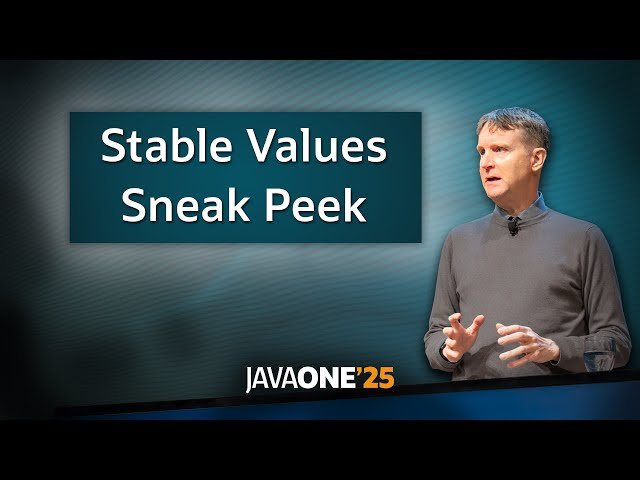 Free Video: A Sneak Peek at the Stable Values API from Java | Class Central