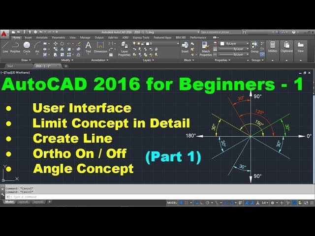 Free Video: AutoCAD 2016 Tutorial for Mechanical Engineering from CAD ...
