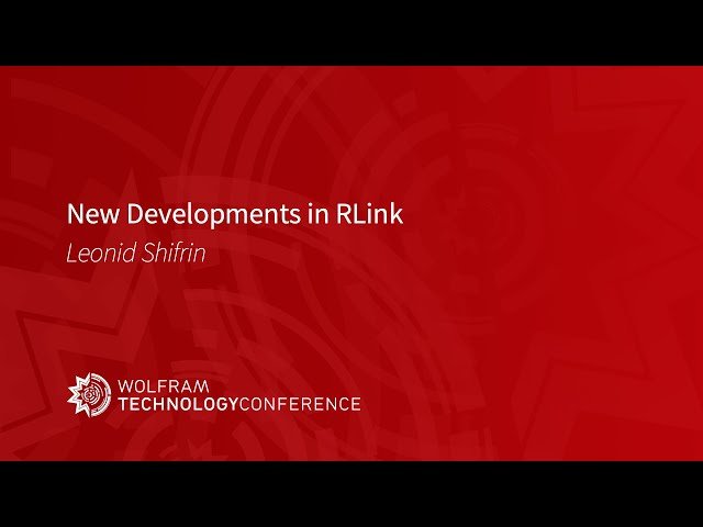 Free Video: New Developments in RLink - Managing R Packages and Multiple Sessions from Wolfram ...