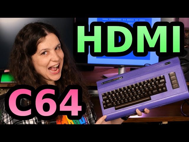Free Video: My Commodore 64 Has an HDMI Port Now - Installing the HD-64 FPGA Video Output Kit ...
