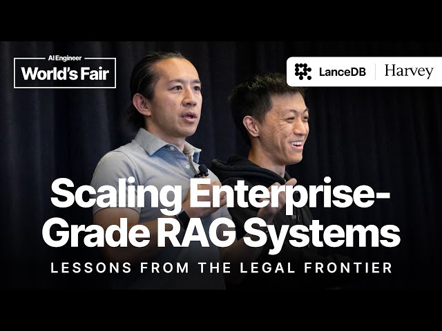 Free Video: Scaling Enterprise-Grade RAG - Lessons from Legal Frontier from AI Engineer | Class ...