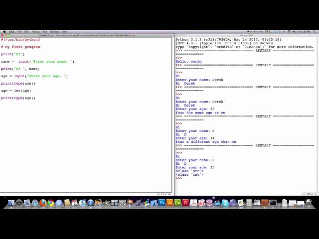Free Video: Python Programming Tutorial for Beginners from Derek Banas ...