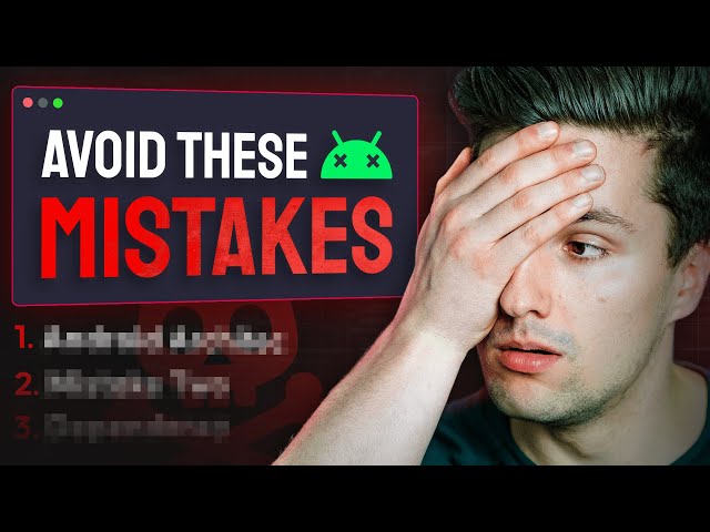 Free Video: The 3 Biggest Coding Mistakes I Made in My Android Projects from Philipp Lackner ...