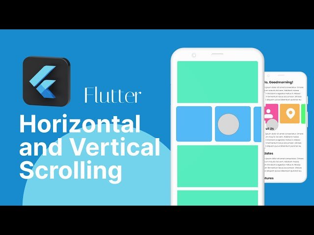 Free Video: Flutter Horizontal and Vertical Scrolling - 2023 from Create Beautiful Things ...