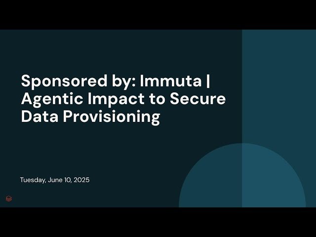 Free Video: Agentic Impact to Secure Data Provisioning from Databricks | Class Central