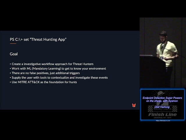 Conference Talks Talk: Endpoint Detection Super Powers on the Cheap with Sysmon from YouTube ...