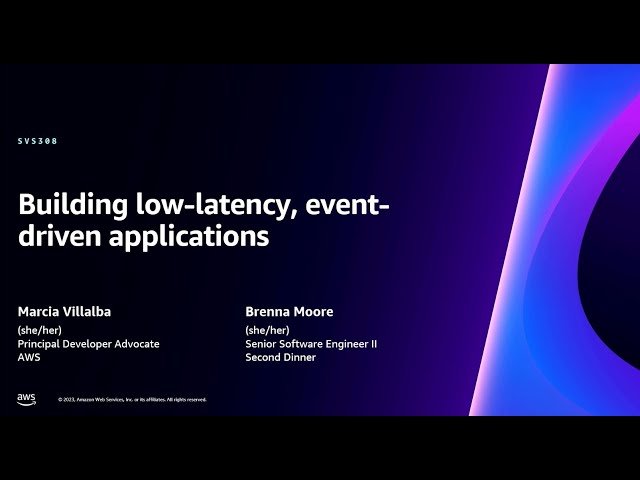 Free Video: Building Low-Latency Event-Driven Applications with ...