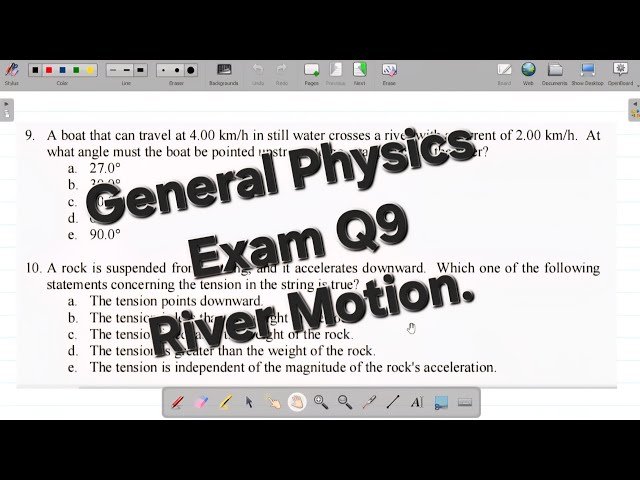 Free Video: General Physics Examination on Motion - How to Solve ...