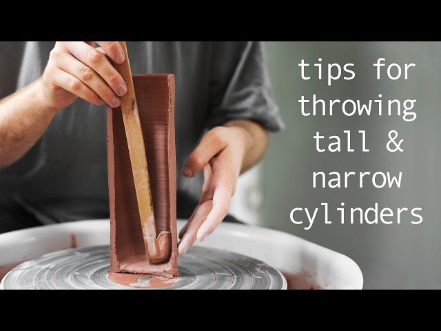 Free Video: How to Throw and Trim Narrow Cylinders - A Surprisingly ...