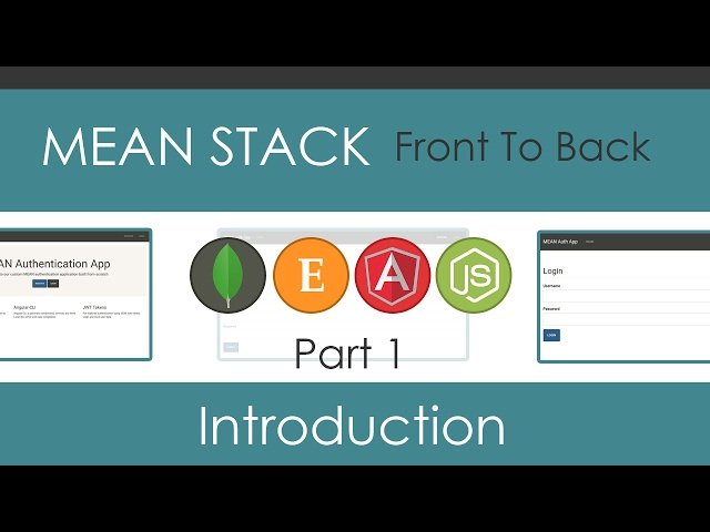 Free Video: MEAN Stack Front To Back - Building a Full Stack ...